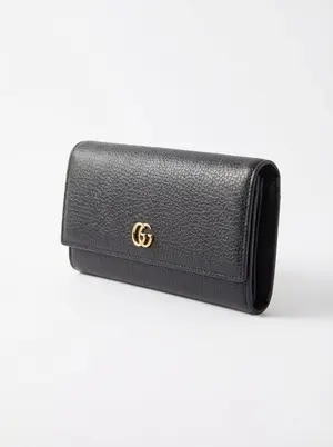 Gucci Gg Marmont Continental Wallet - Black