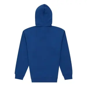 Opening Ceremony Warped Logo Printed Hoodie - Blue