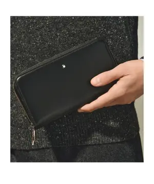 Montblanc Zip-around Wallet - Black