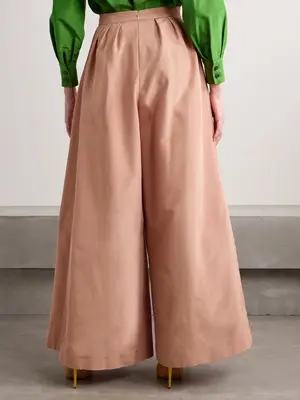 Carolina Herrera Pleated Wide-leg Trousers