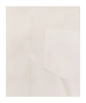 Sacai Draped Dress With Side Zip And Chest Pocket - Nude
