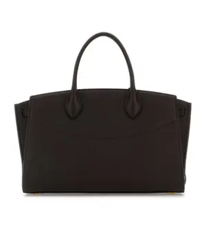 FERRAGAMO Top Handle Tote Bag - Black