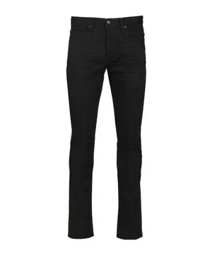 TOM FORD Stretch Ruched Slim Fit Jeans - Black