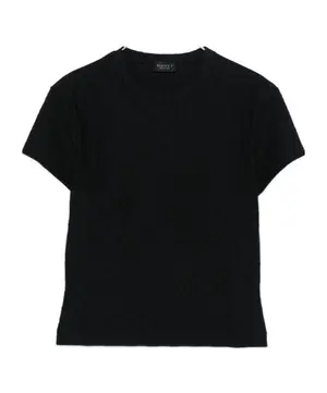 Gucci Monogram Embossed Short Sleeve T-shirt