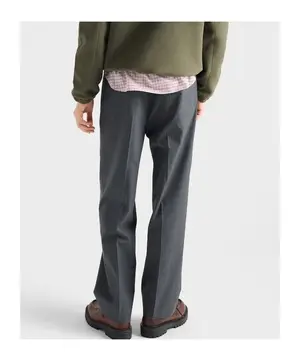 Prada Pleated Wool Trousers