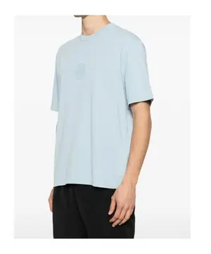 Stone Island Camo Compass Printed Crewneck T-shirt