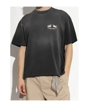 REPRESENT Gas Station Graphic T-shirt - Black