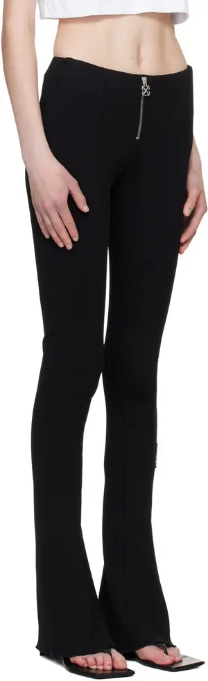 Off-White Slim Fit Flared Jersey Pants