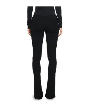 Off-White Slim Fit Flared Jersey Pants