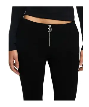 Off-White Slim Fit Flared Jersey Pants
