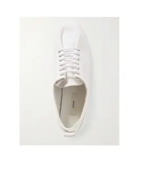 TOTEME Lace-up Low-top Sneakers With Square Toe