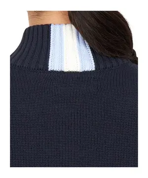 Polo Ralph Lauren Zip-up Cardigan With Ribbed Edges