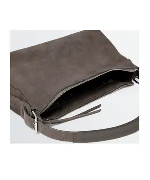 LEMAIRE Belted Baguette Bag - Mink