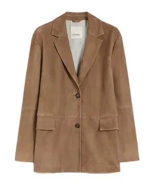 Max Mara Manfora Single Breasted Jacket - Hazelnut