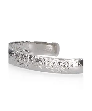 MAISON MARGIELA Tone Logo Engraved Bangle