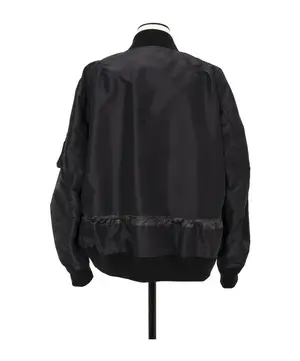 Sacai Zip-up Bomber Jacket - Black