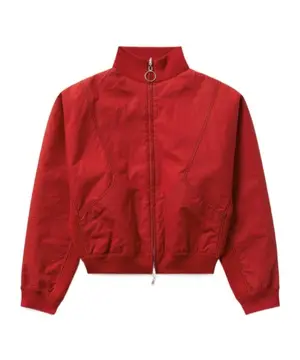 1989 STUDIO Ribbed Collar Zip-up Coat