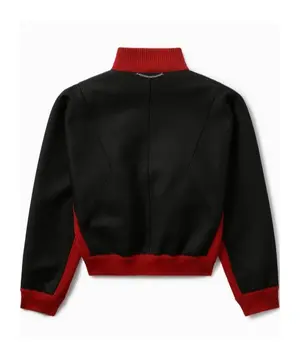 1989 STUDIO Ribbed Collar Zip-up Coat