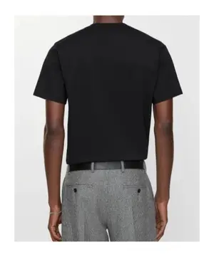 Burberry Ekd Embroidered Crewneck T-shirt - Black