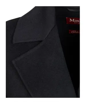 Max Mara Cles Belted Coat - Black