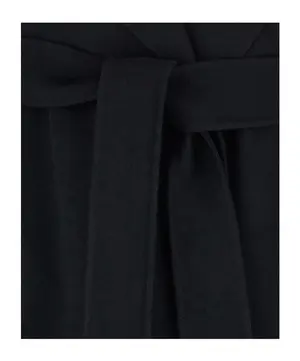 Max Mara Cles Belted Coat - Black