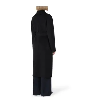 Max Mara Cles Belted Coat - Black