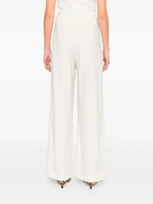 Patrizia Pepe Pleated Wide-leg Trousers