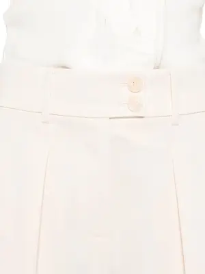 Patrizia Pepe Pleated Wide-leg Trousers