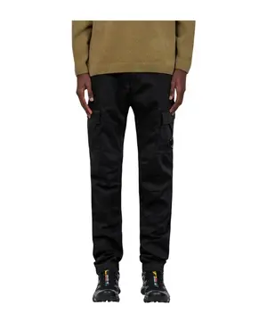 C.P. COMPANY Cargo Sateen Pants - Black