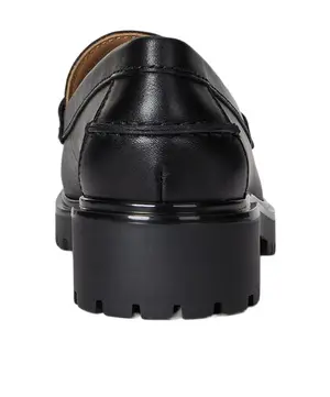 Ralph Lauren Lauren Marli" Leather Loafers With Brass Logo Detail