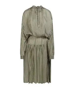 Dries Van Noten Striped Midi Dress