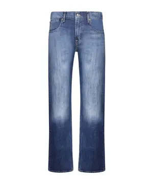 7 For All Mankind Straight Leg Jeans - Blue