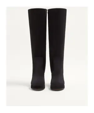 Valentino Garavani Fawcette Platform Boot In Crust Leather 90mm