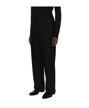 TOM FORD Pleated-front Trousers - Black