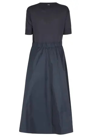 Herno Drawstring Waist Midi Dress