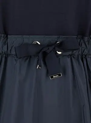 Herno Drawstring Waist Midi Dress