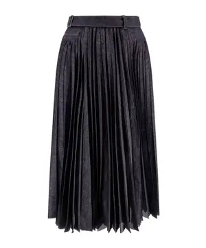 Sacai Pleated Midi Skirt