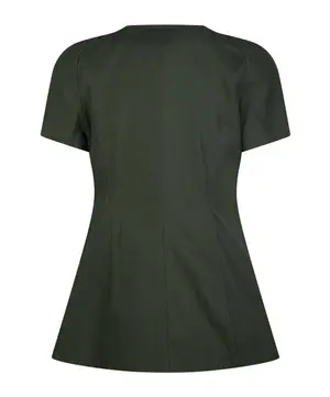 Dries Van Noten Double-breasted Short Sleeve Jacket - Bottle
