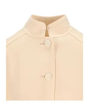 Valentino Garavani Bow Detailed Button-up Coat