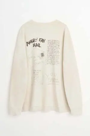 Our Legacy Angry Fan Mail Oversized Sweatshirt - No