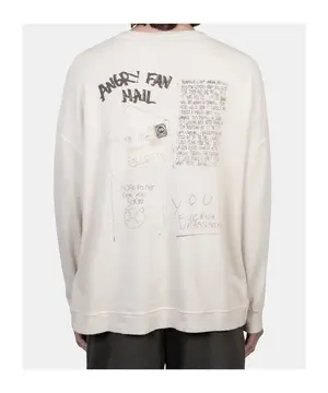 Our Legacy Angry Fan Mail Oversized Sweatshirt - No