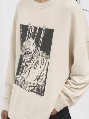 Our Legacy Angry Fan Mail Oversized Sweatshirt - No