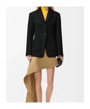 Loewe High-neck Ribbed Sleeveless Top - Yellow