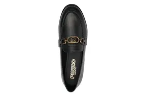 Pinko Round-toe Loafers With Horsebit Detailing