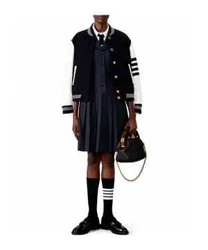 Thom Browne 4 Bar" Bomber Jacket