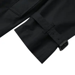 Burberry Long Sleeve Double Breasted Coat With Hood