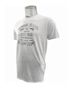 Emporio Armani Round Collar Logo T-shirt