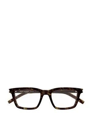 Saint Laurent Full Frame Eyeglasses - Brown
