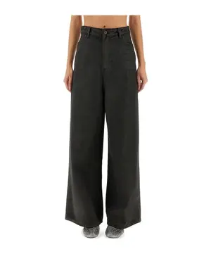 ALYSI Wide-leg Denim Pants