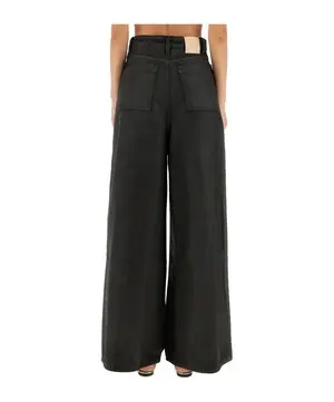 ALYSI Wide-leg Denim Pants